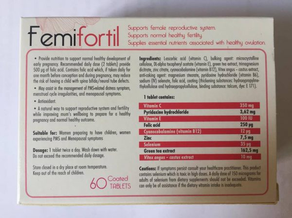 Femifortil Bổ Trứng - Cách Dùng, Liều Dùng Hiệu Quả