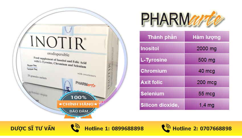 Inotir Hổ Trợ Mang Thai - Nhà Thuốc Minh Tâm